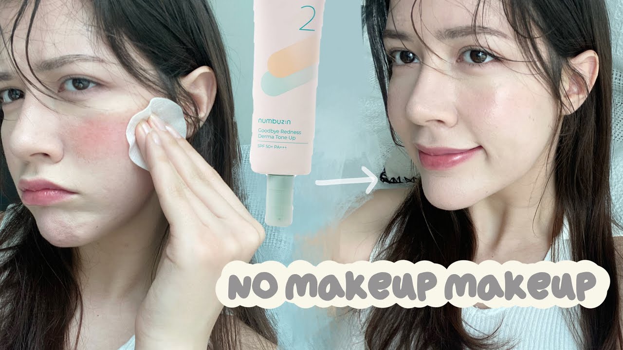 Clean Girl Makeup💧 | (foundation free) ft. Numbuzin skincare🫶🏼 - YouTube