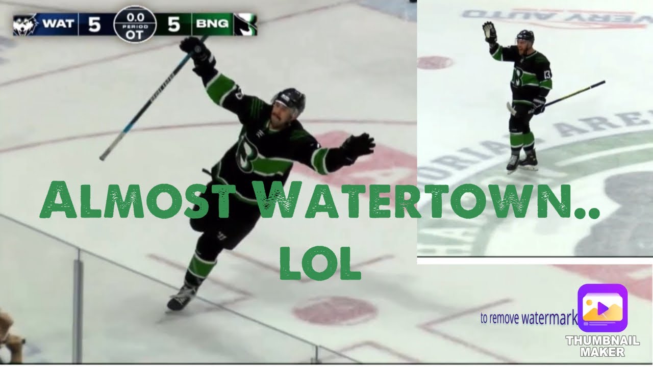 FPHL Cowboy wins the game, The Don Father waves goodbye to Watertown ...