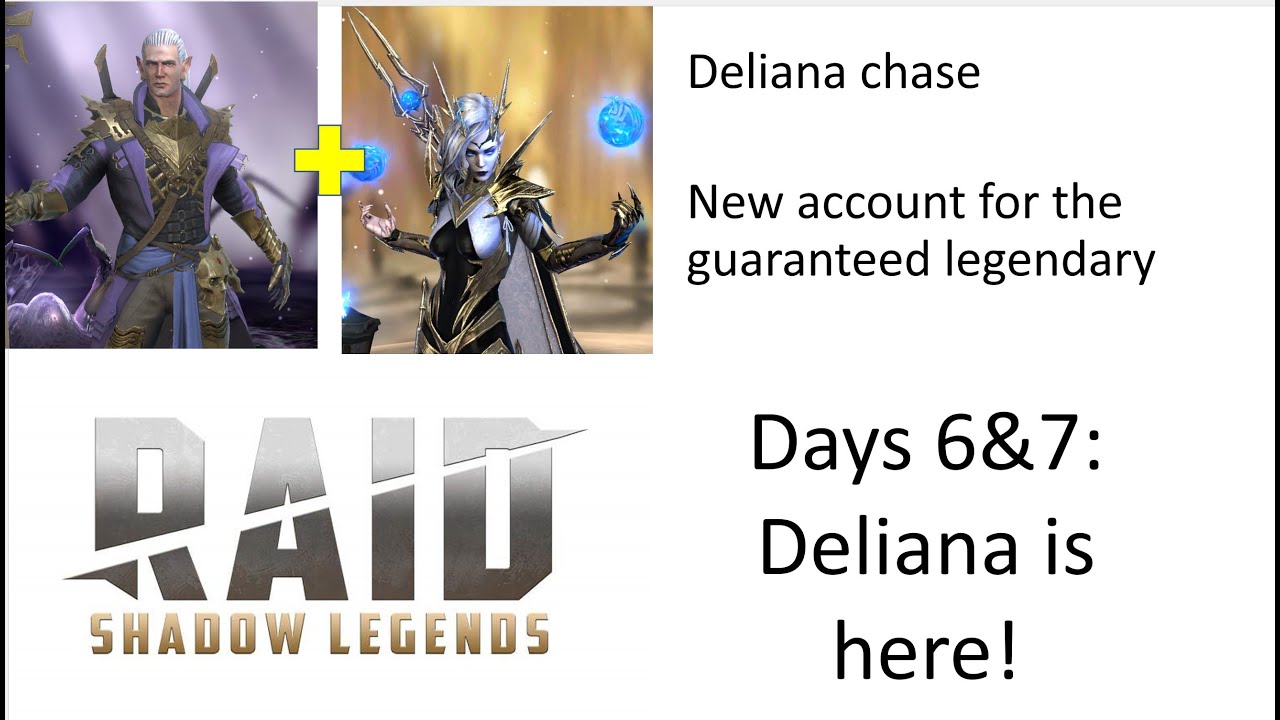Raid Shadow Legends - New Account with Deliana - Days 6 & 7 - YouTube