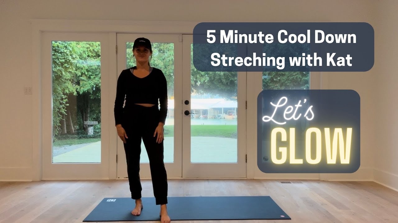 5 Minute Cool Down Stretching with Kat - YouTube