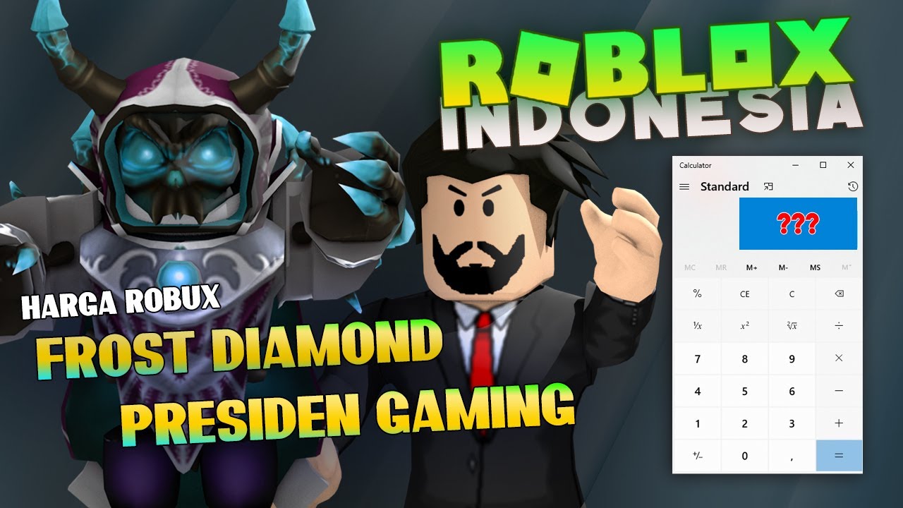 HARGA ROBUX JADI SEPERTI FROST DIAMOND / PRESIDEN GAMING - ROBLOX ...