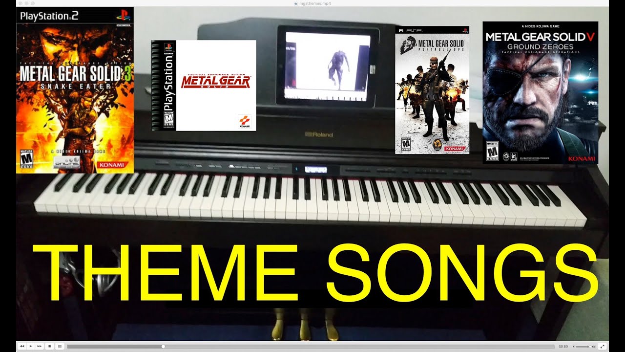 How To Play: MGS Main Theme Song on Piano - YouTube