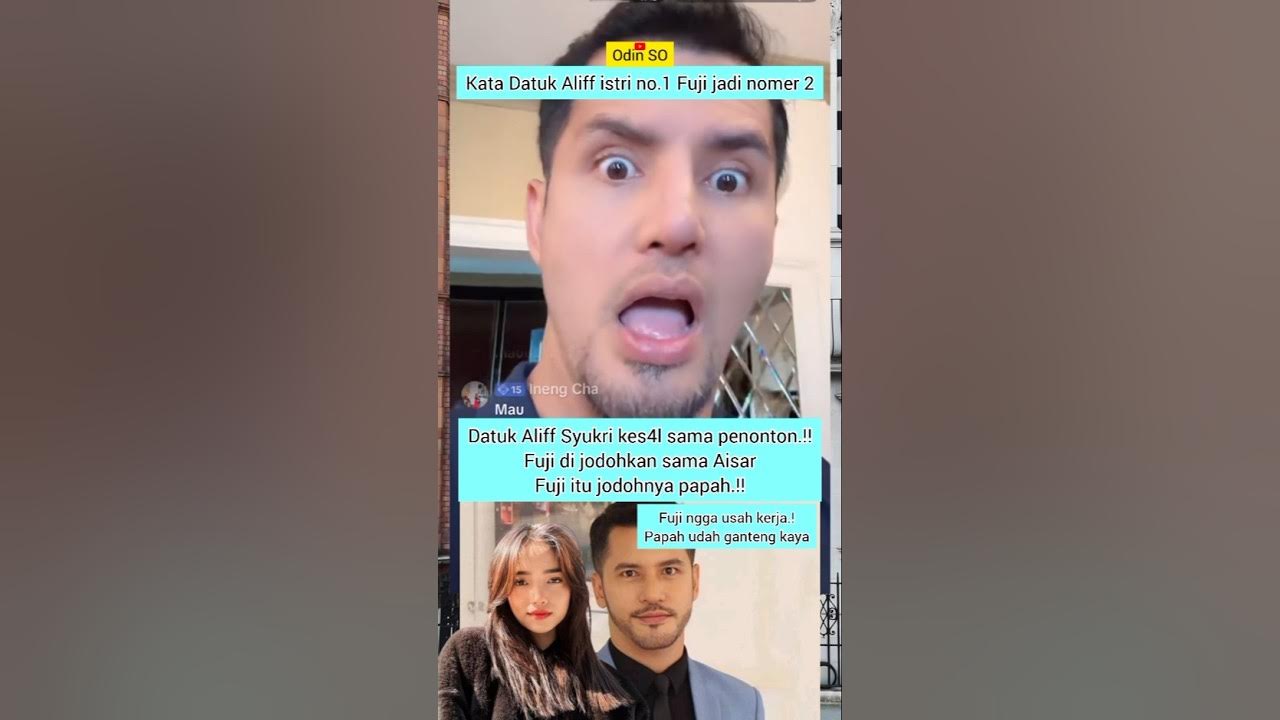 Datuk Aliff Syukri kes4l Fujian dijodohkan sama Aisar⁉️ #aliffsyukri #fujian #aisar - YouTube