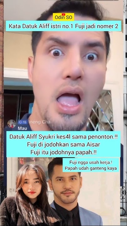 Datuk Aliff Syukri kes4l Fujian dijodohkan sama Aisar⁉️ #aliffsyukri #fujian #aisar - YouTube
