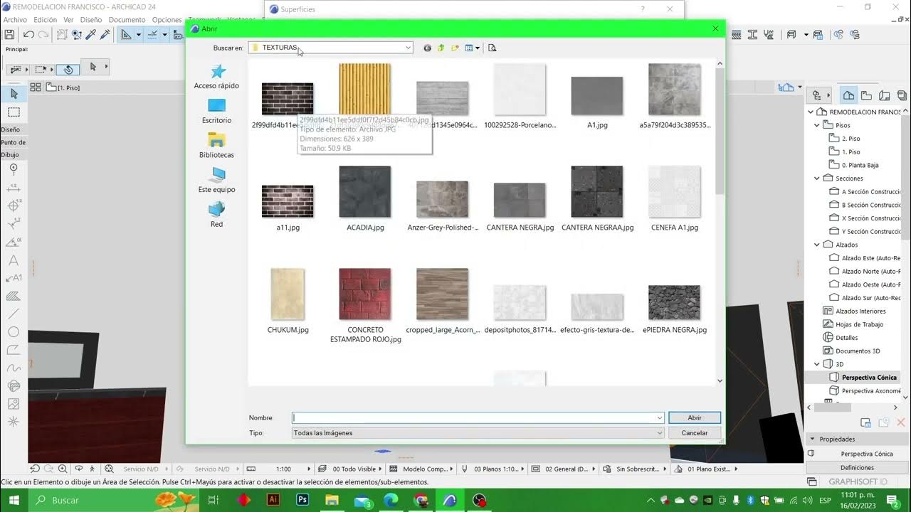 CREAR NUEVAS TEXTURAS EN ARCHICAD - YouTube