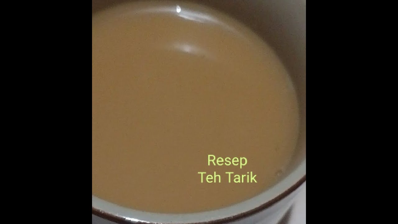 Resep membuat teh tarik - YouTube