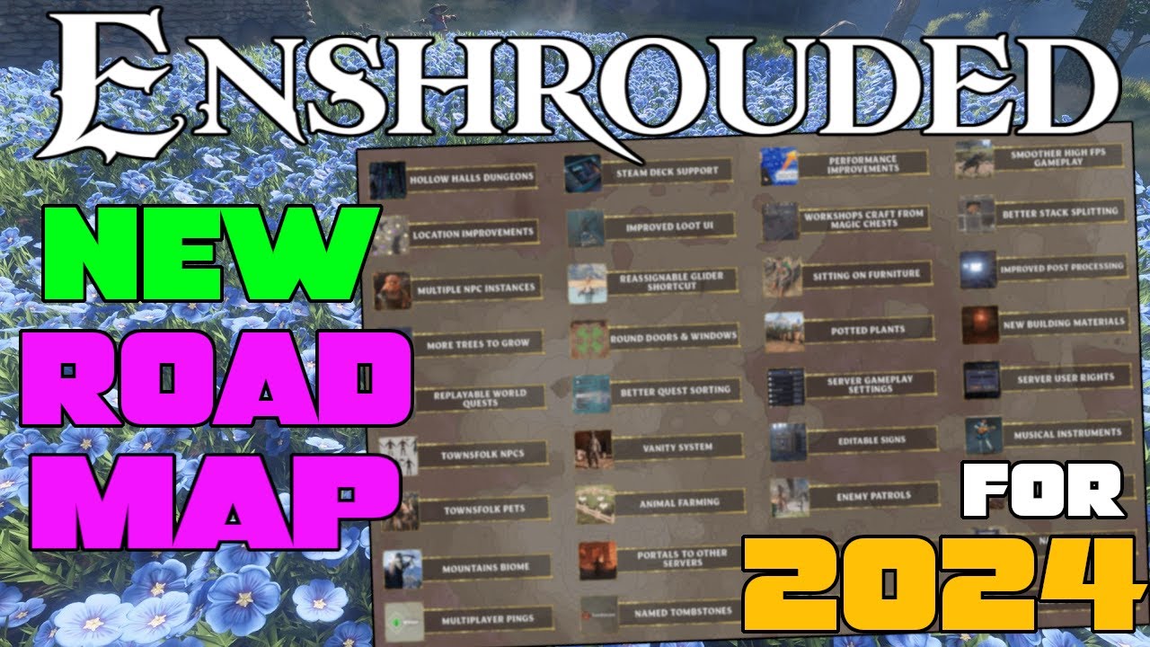 Enshrouded Has a Road Map! NEW Enshrouded 2024 Road Map News! - YouTube