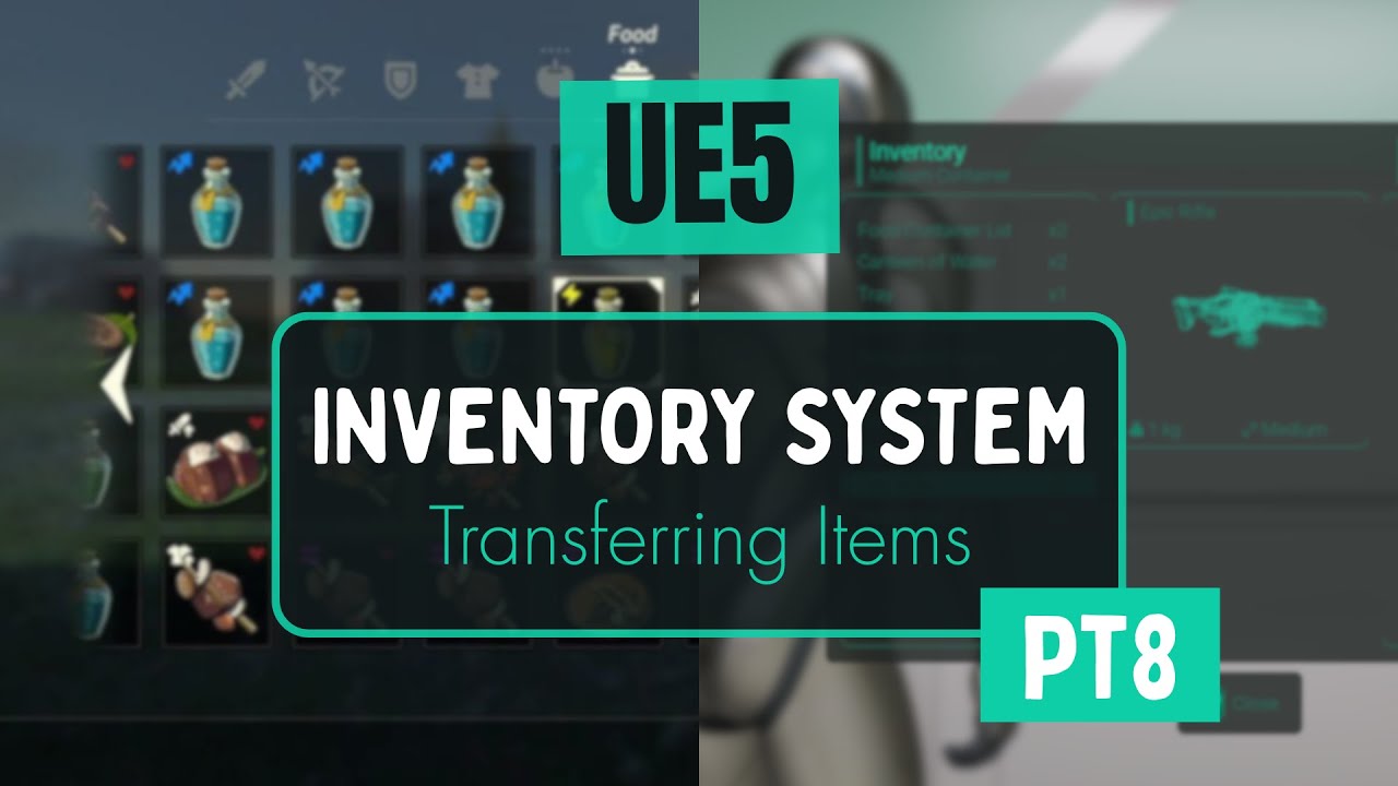 UE5 | Inventory System - Tutorial - Pt8 - Transferring Items - YouTube