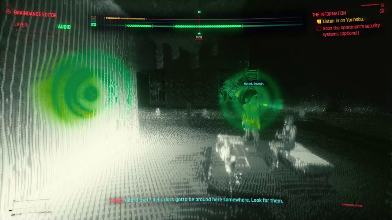 Cyberpunk - Scan Yarinobu's datapad / scan thermal clue - YouTube