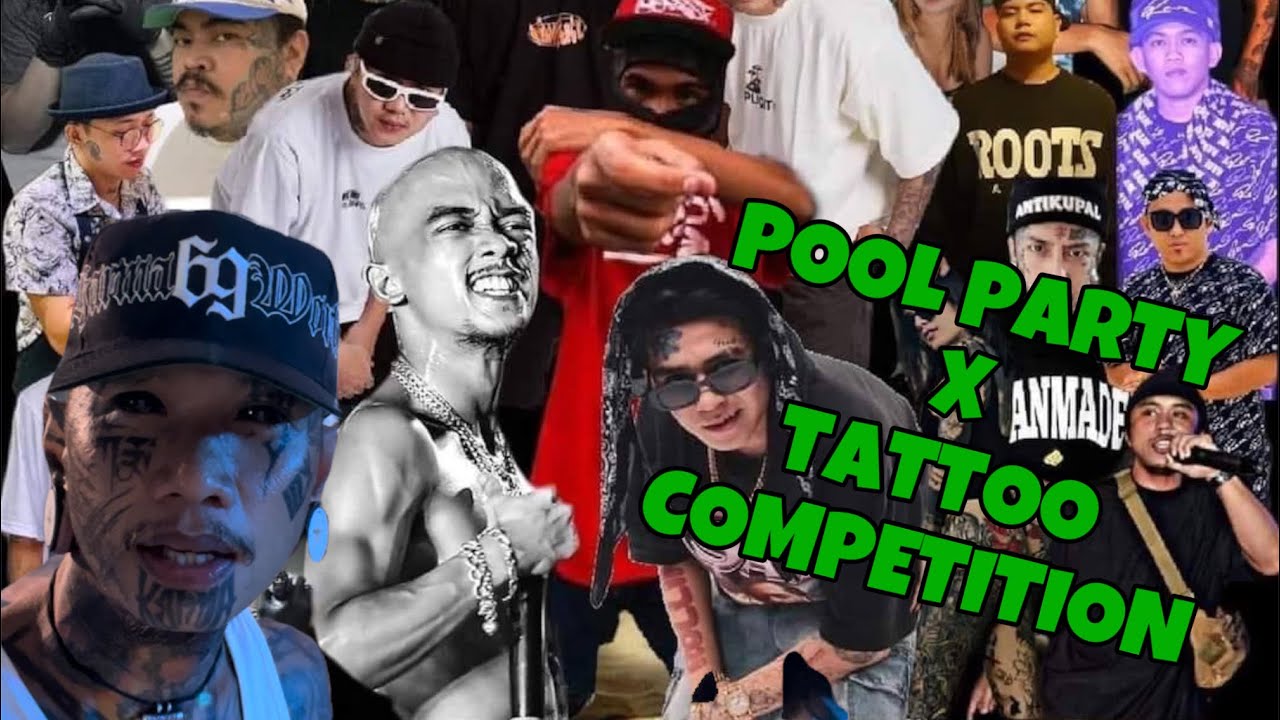 JUDGING BLACK OUT POOL PARTY TATTOO COMPETION | SOLAR BOY - YouTube