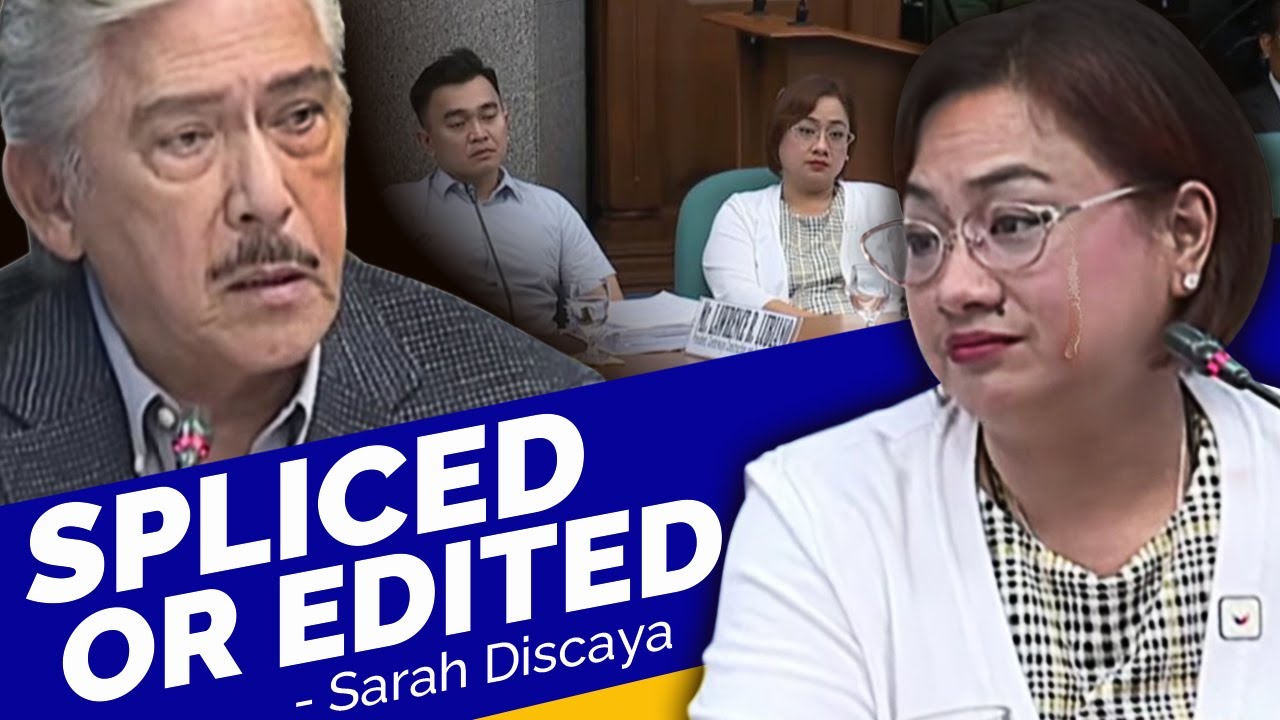 Sarah Discaya! EDITED or SPLICED daw ang kanyang interview! NANINIWALA ...