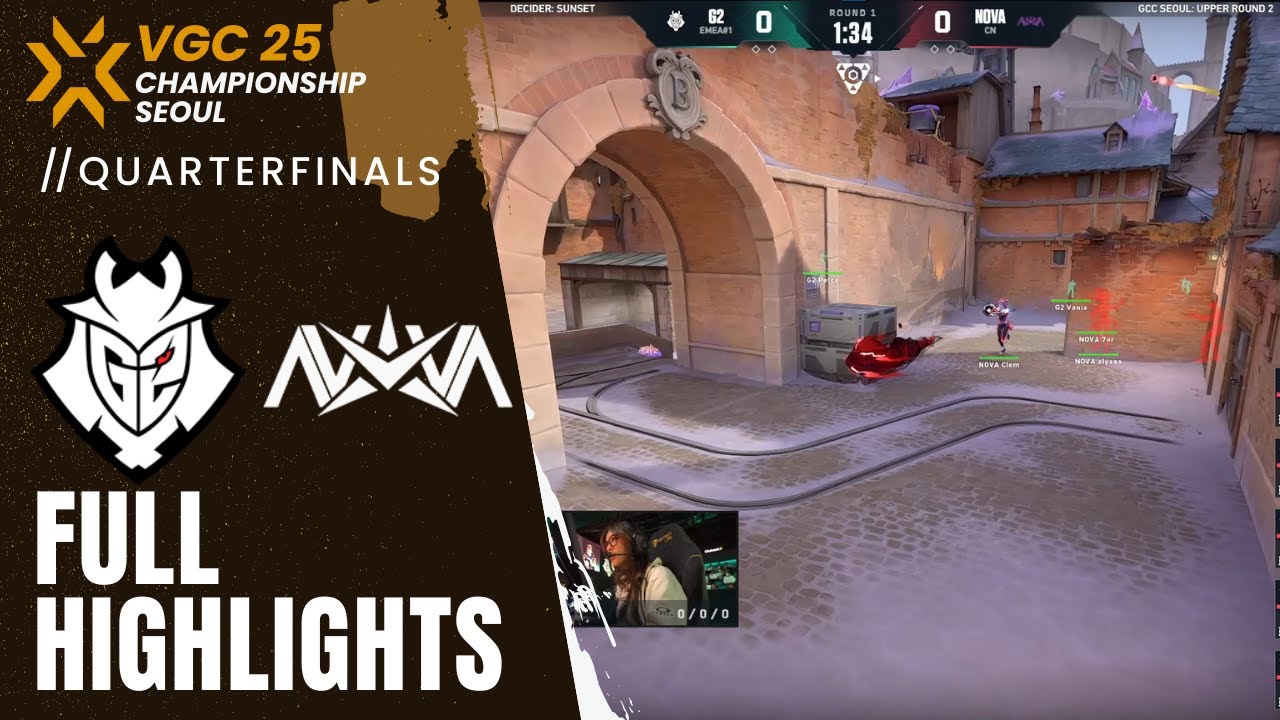 G2 Gozen vs Nova Esports GC – Full Match Highlights | Game Changers ...