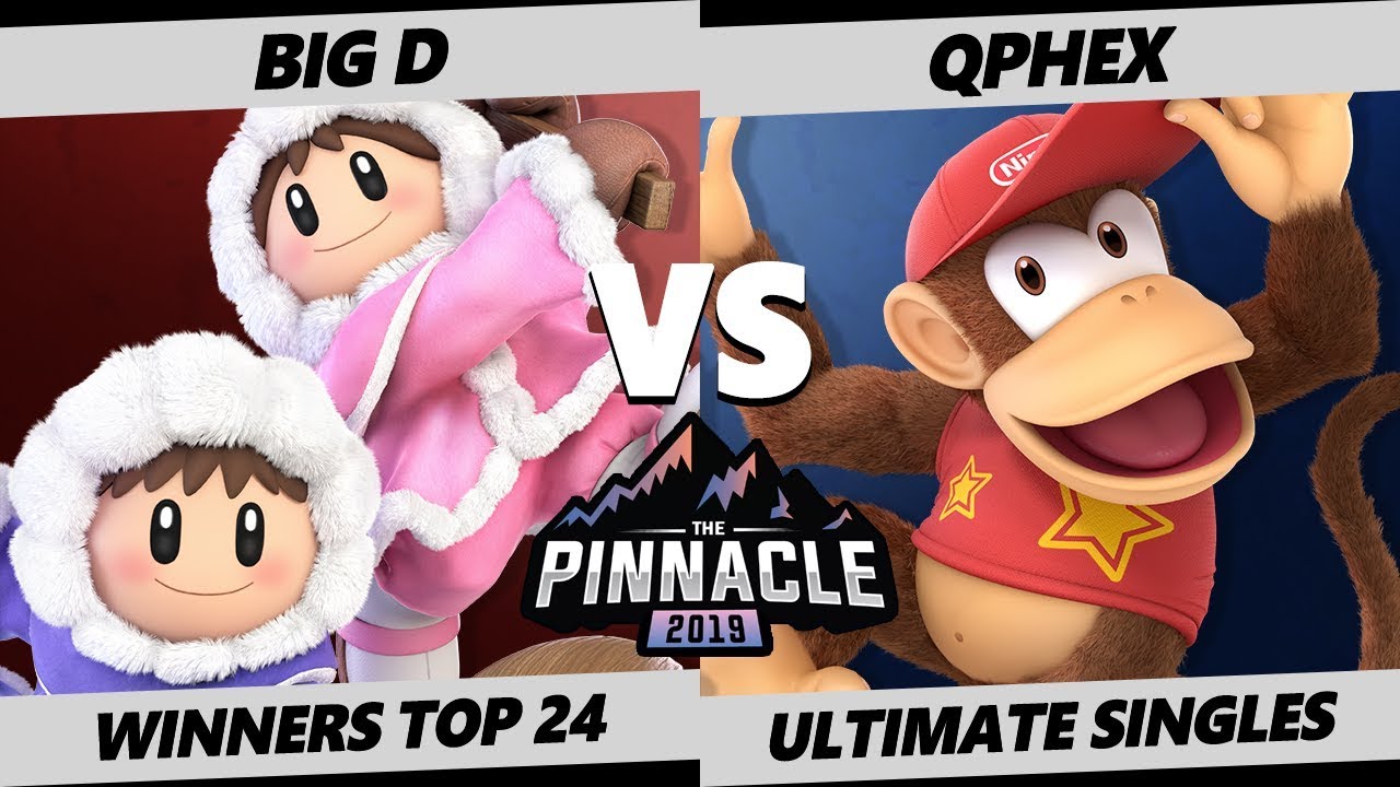Pinnacle 2019 SSBU - CACAW | Big D (Ice Climbers) Vs. Qphex (Diddy ...