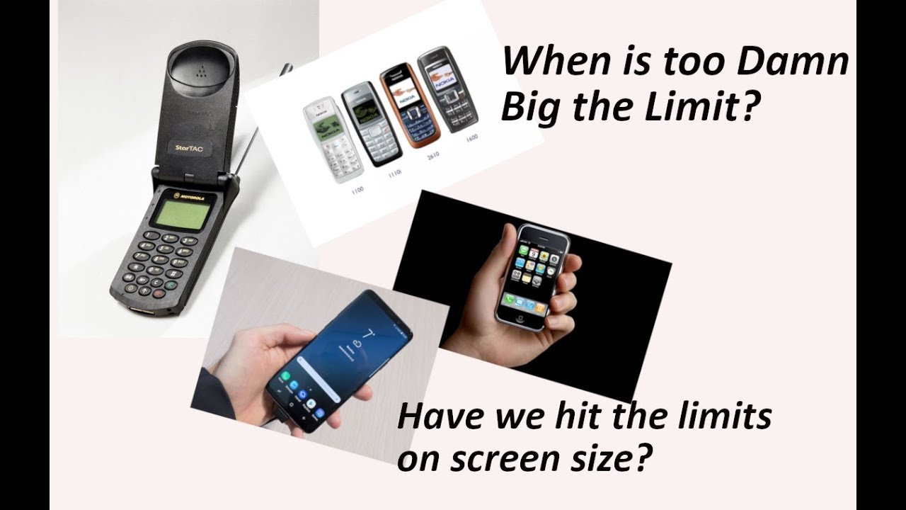 Have We Reached the Common Sense Limits on Smartphone Size? - YouTube