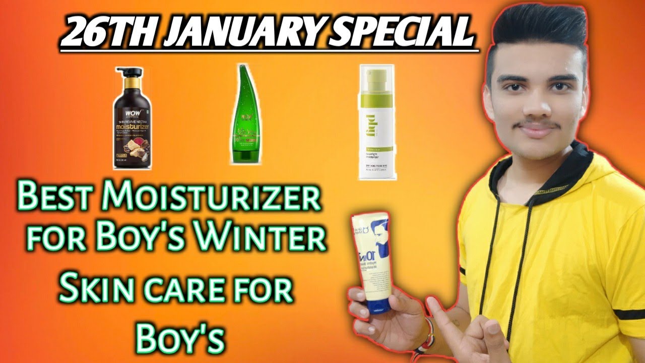 Best Moisturizer for boys / Winter Skin Care for Boy's || Product baba ...