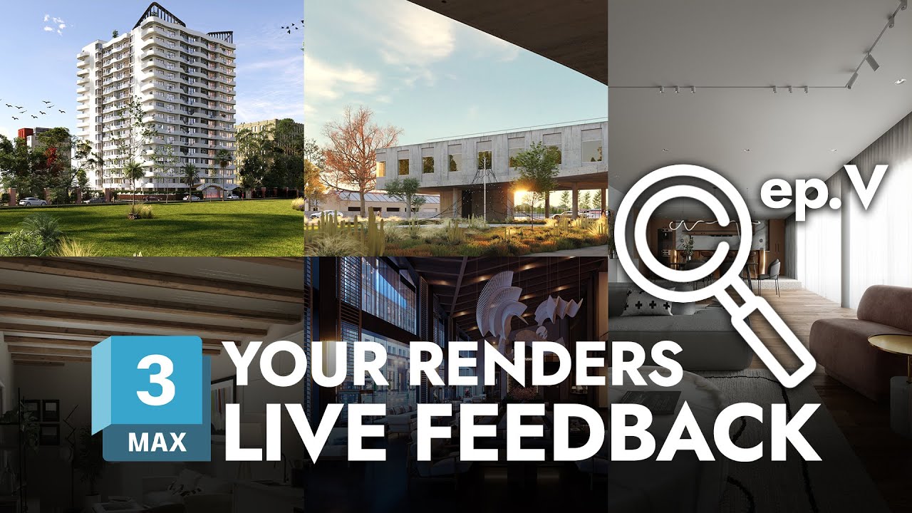 Send your 3D RENDER | Live feedback from VizAcademy! | Ep.05 - YouTube