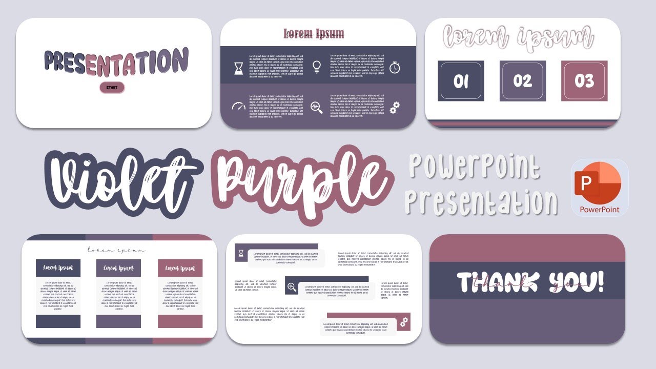 EASY SIMPLE POWERPOINT TEMPLATE TUTORIAL l PPT#88 - YouTube