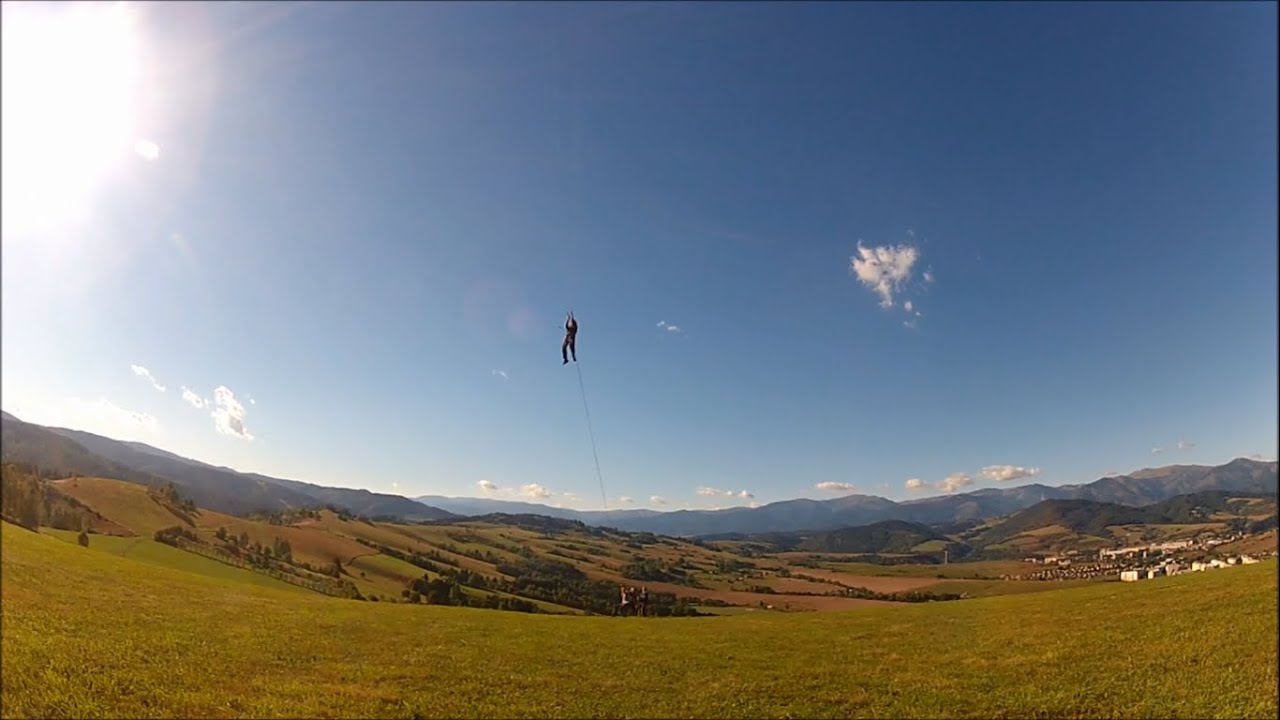 Flying with kite GoPro HD - YouTube
