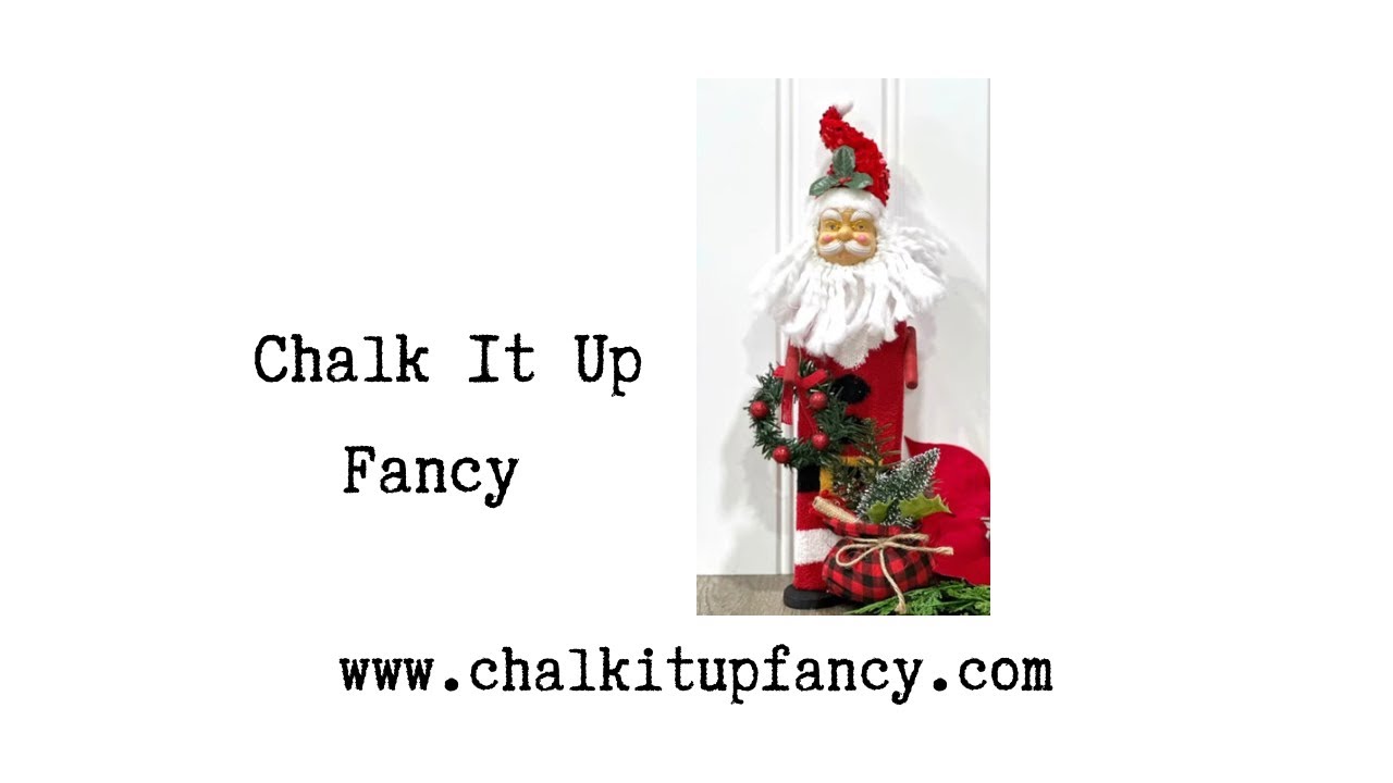 Easy Santa with Dollar Tree Finds - YouTube