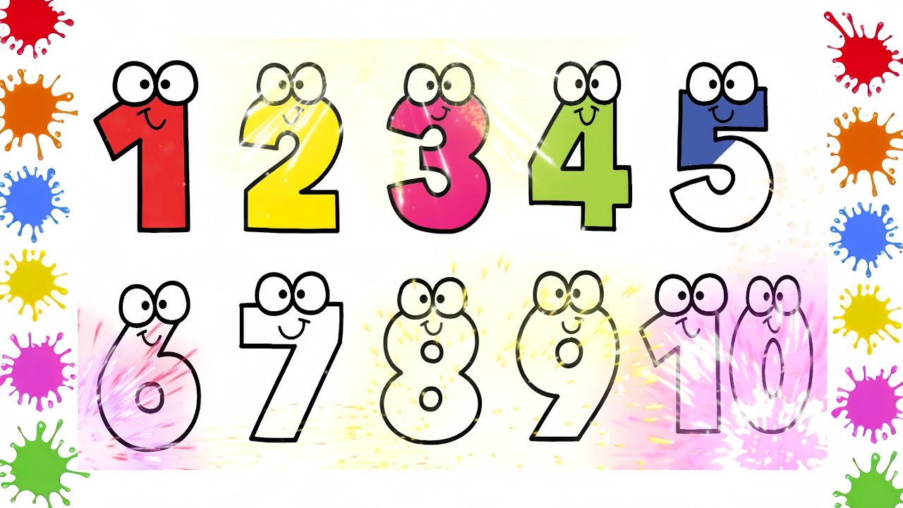 Learn Numbers and Counting For Kids I Count To 10 I Fun Math Game ...