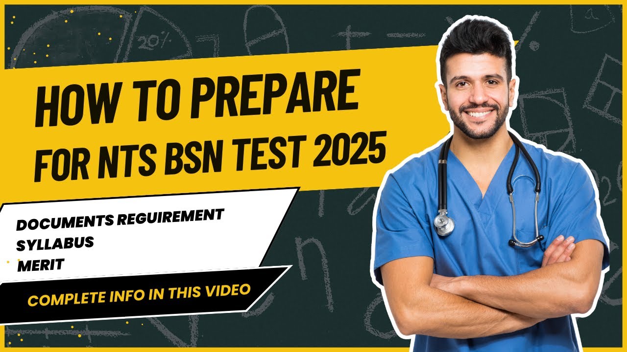 How to prepare for Nts Bsn enrty test 2025 I DNSK Entry Test ...