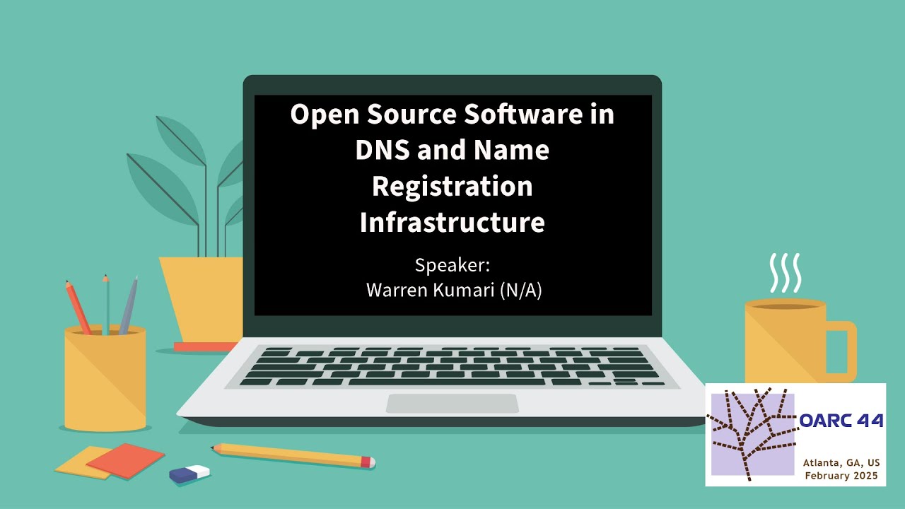 Open Source Software in DNS and Name Registration Infrastructure - YouTube