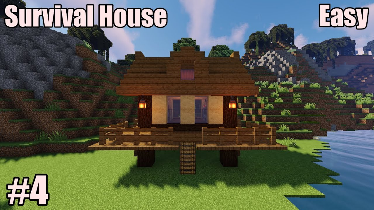 Minecraft: How To Make Small Survival House #4 / Tutorial - YouTube