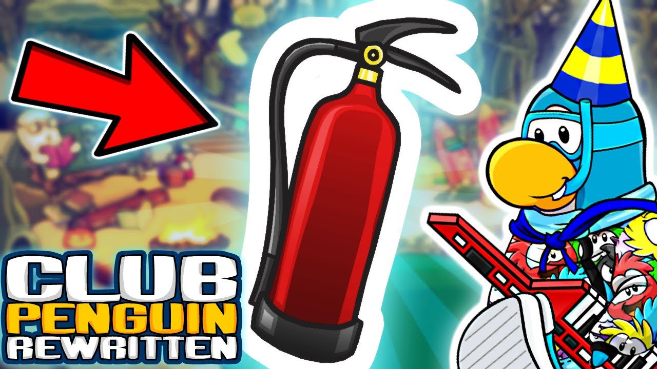 Fire Extinguisher Pin Location 2019 - Club Penguin Rewritten - YouTube