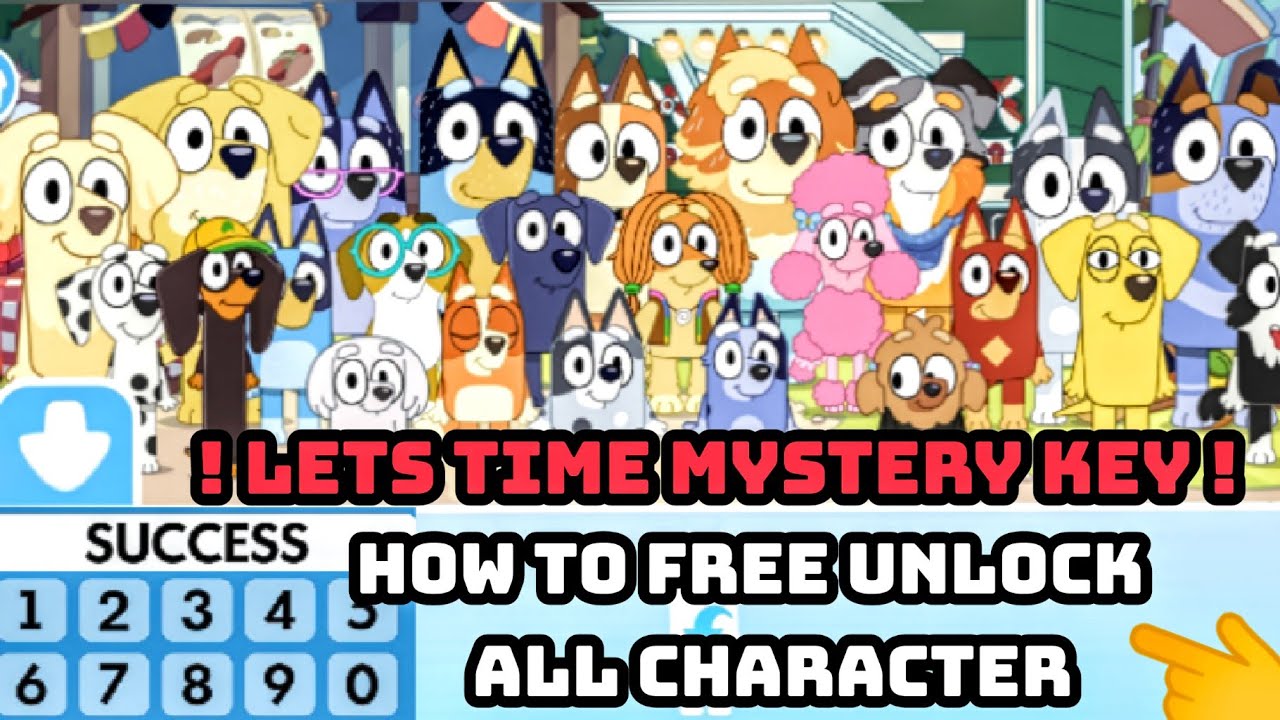 Bluey The Videogame Lets Time Mystery Key How To Free Unlock All ...