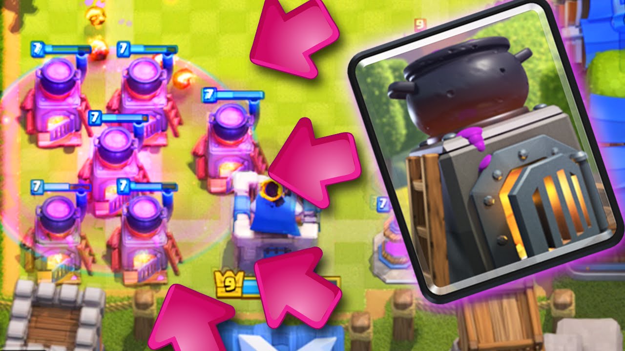 Spirit Spawner Swarm :: Clash Royale :: New Update Gameplay - YouTube