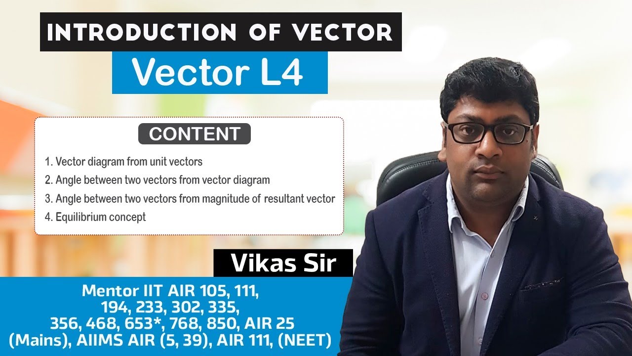 Vector Lecture 4 for IIT/NEET aspirants... - YouTube