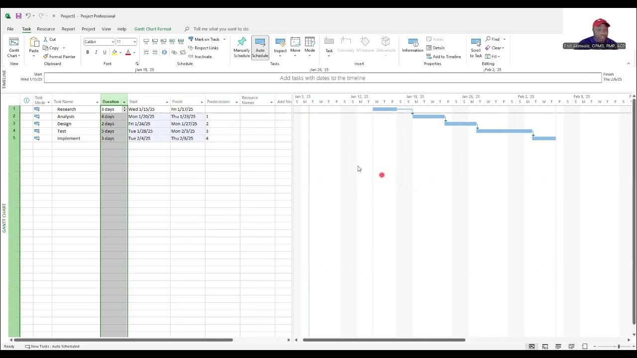Microsoft Project Basics in FIVE Minutes! - YouTube