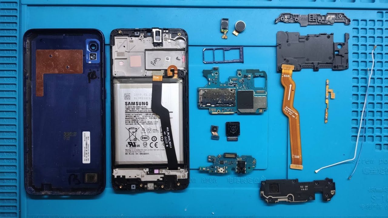 How To Replace DISASSEMBLY Samsung Galaxy A10 / CARA BONGKAR Samsung ...