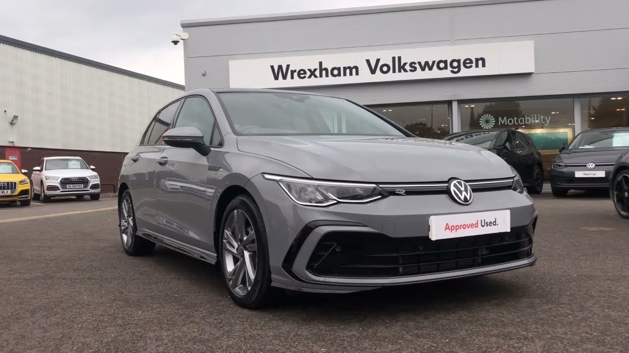 Volkswagen Golf R-Line 2.0 TDI Moonstone Grey Used Car | Wrexham ...