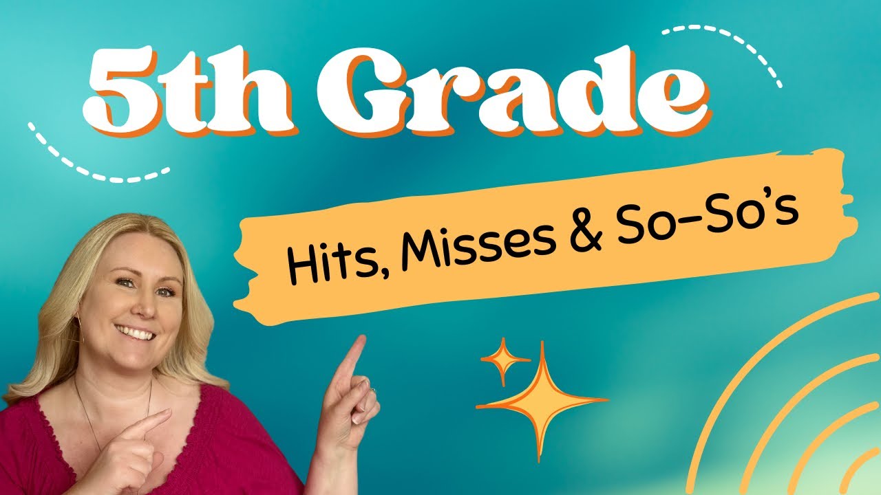 5th Grade Curriculum // Hits, Misses & So-So’s // Homeschool - YouTube