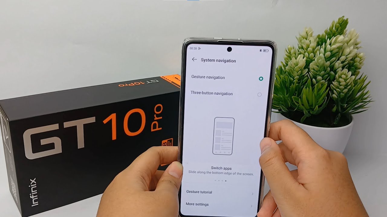 How To Use Gesture Navigation In Infinix GT 10 Pro | Full Screen ...
