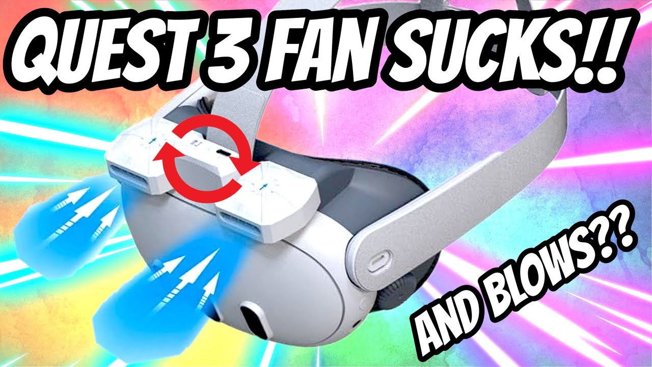 I Finally Found a REVERSIBLE Quest 3 Fan to Review - YouTube
