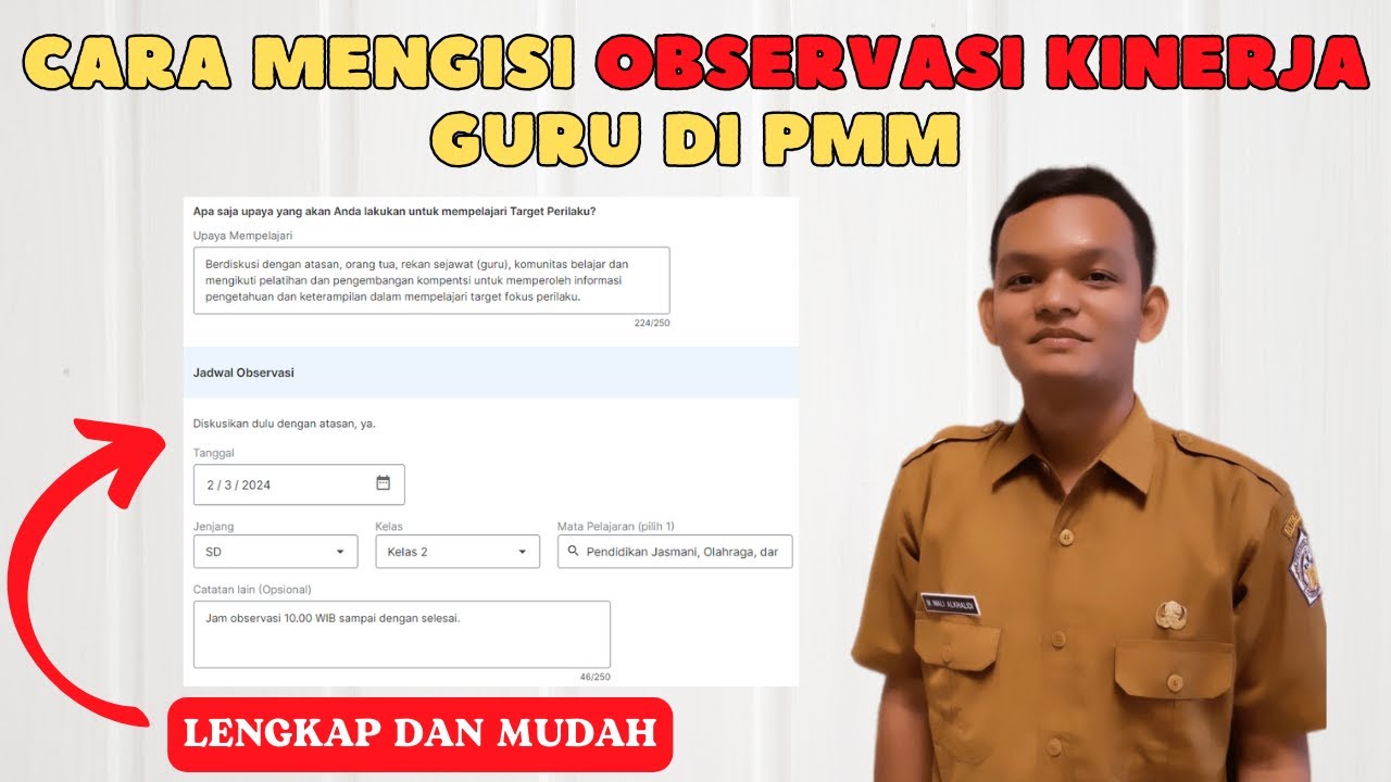 Cara Mengisi Observasi Kinerja Guru Di PMM Dengan Mudah ! - YouTube