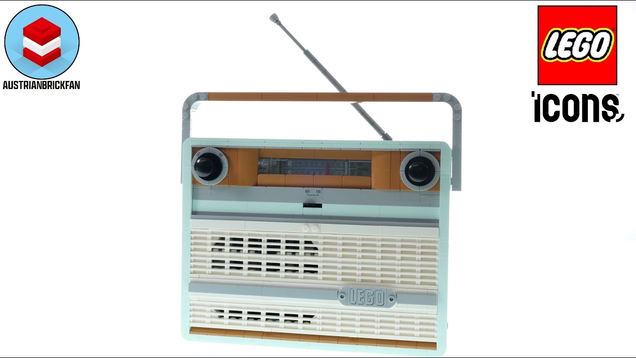 Lego Icons 10334 retro radio speed build review | Toy Network