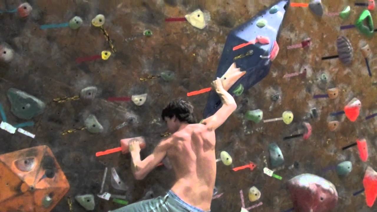 V6 Boulder Rock Climb - YouTube