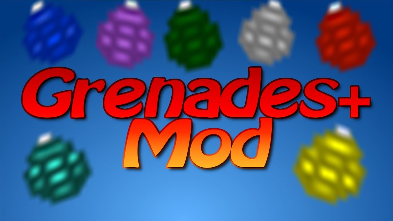 Minecraft: Grenade Plus Mod - YouTube