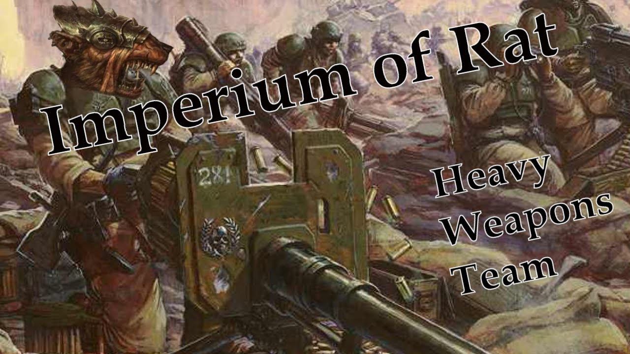 Bringing Skaven to 40k, part 2: Heavy weapon teams! - YouTube