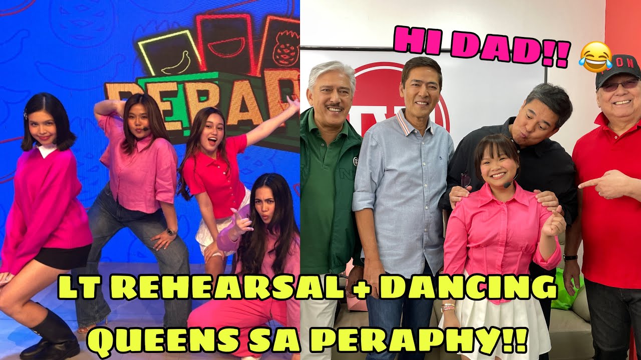 LAUGHTRIP REHEARSAL + DANCING QUEEN'S 1ST PERAPHY!! | Ryzza Mae Dizon ...