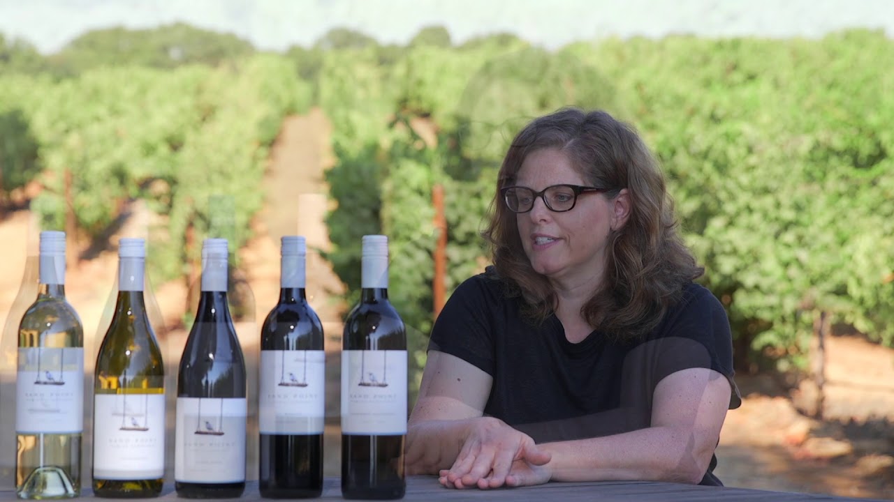 Sand Point Wines With Winemaker Karen Birmingham - YouTube