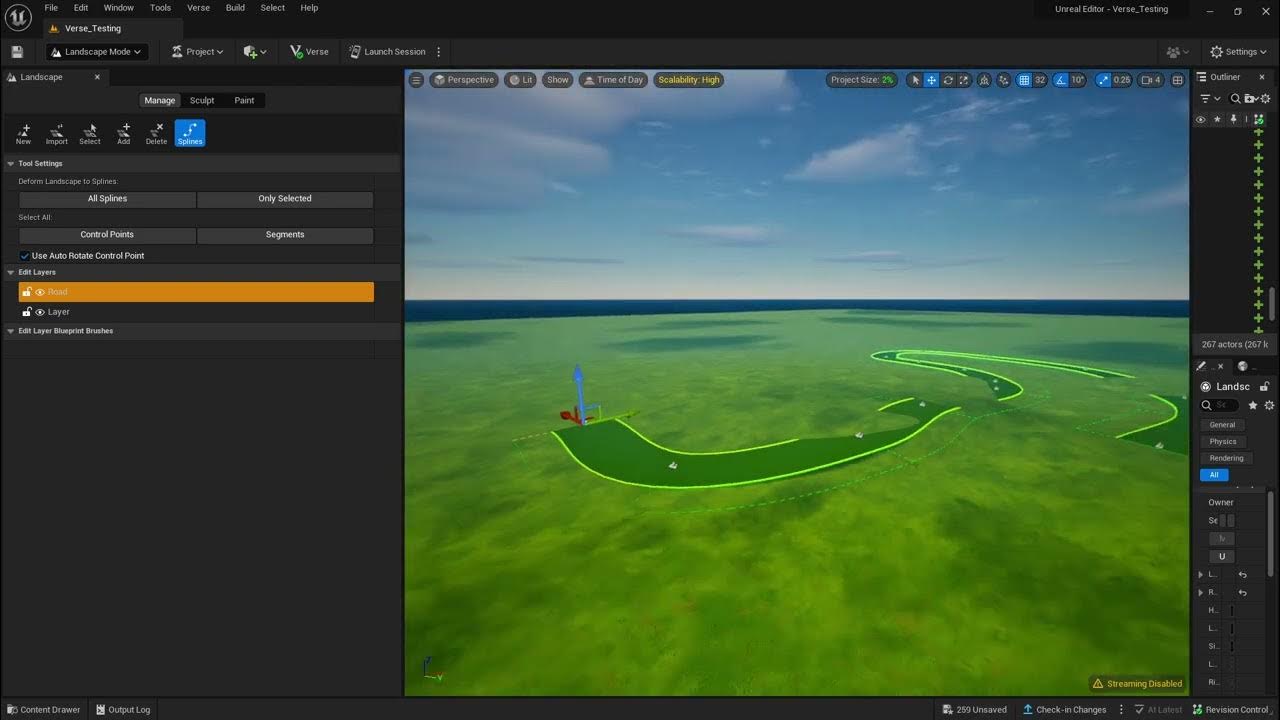 Unreal Editor For Fortnite - Road Tutorial/Make Roads On Your Landscape With Splines - YouTube