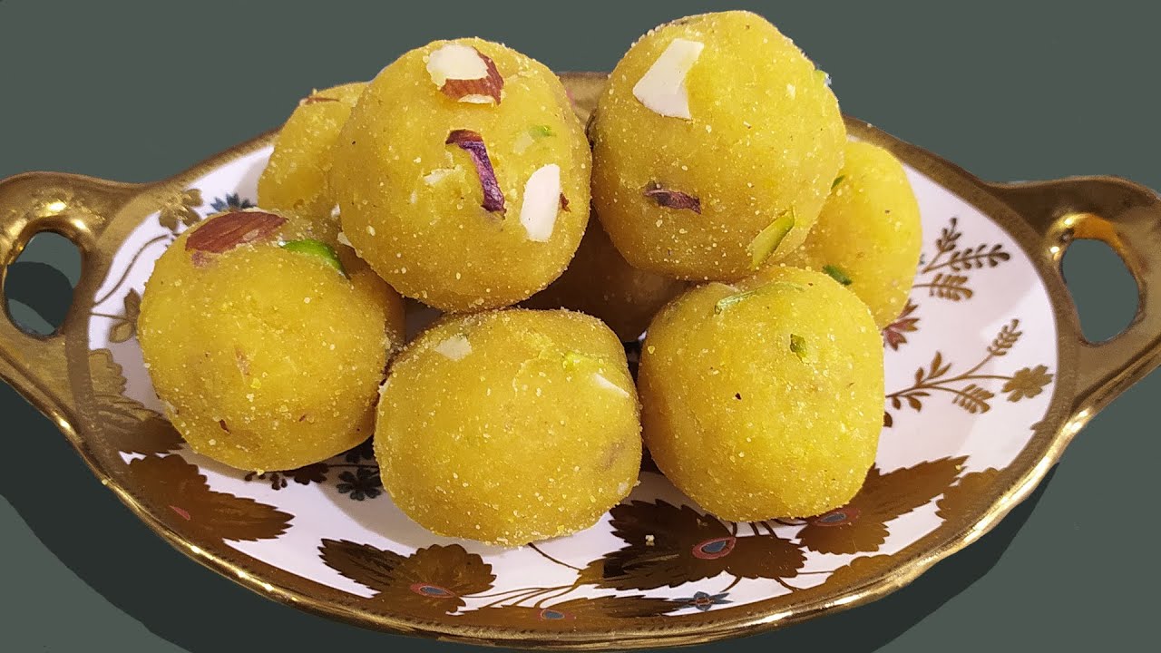 Moong Dal Laddu Recipe | Instant Moong Dal ke Ladoo | मूंगदाल के लड्डू ...
