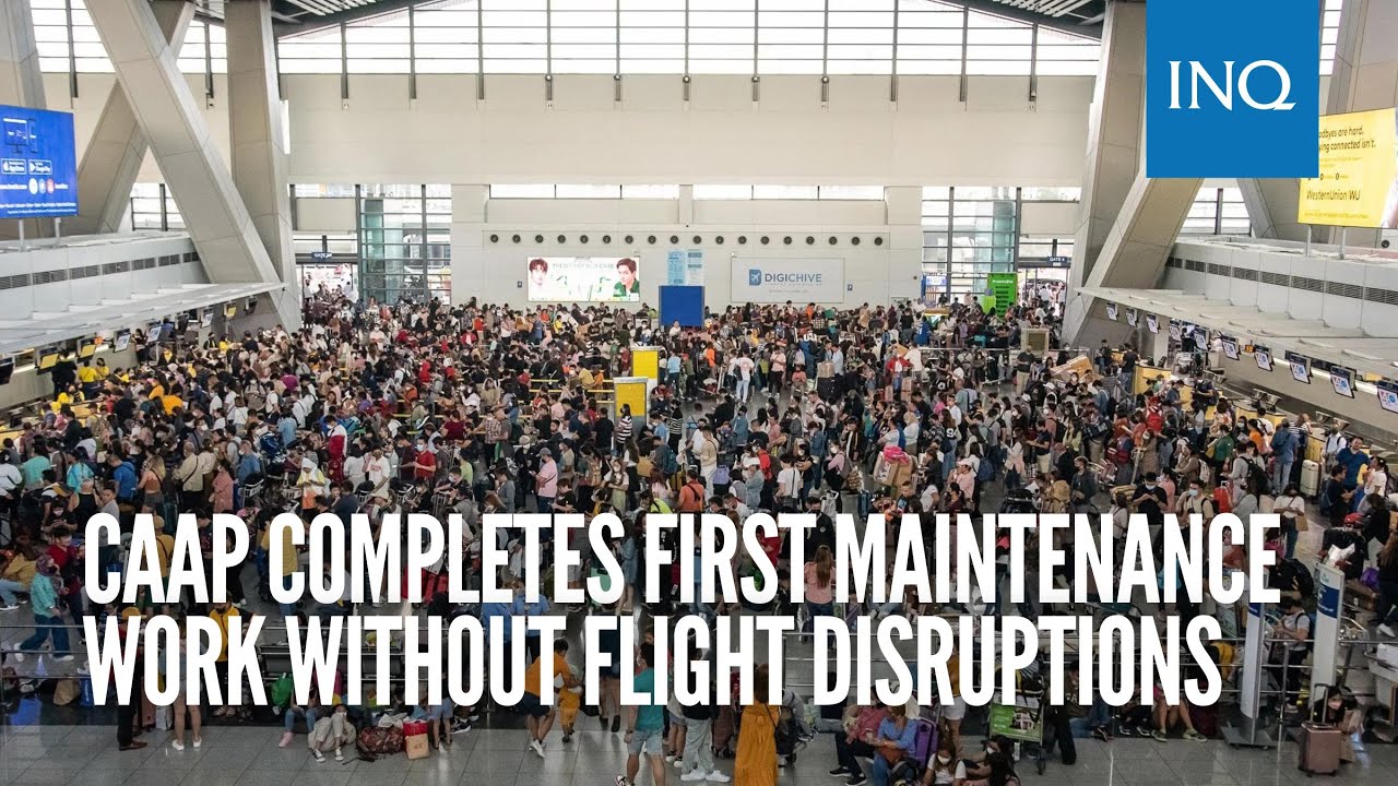 CAAP completes first maintenance work without flight disruptions | # ...