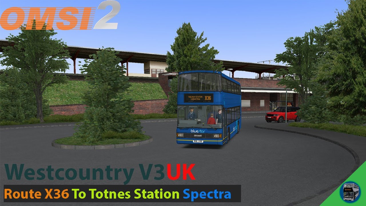 Omsi 2 | New Route X12 - Westcountry v3 Mod UK | V3D Digibus Phantom ...