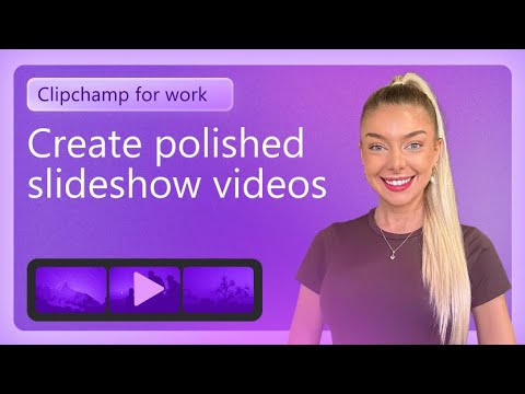 How to create a polished slideshow video for work - YouTube