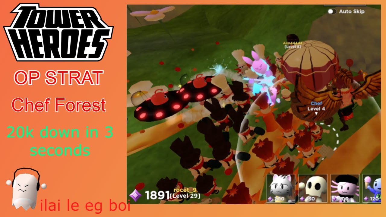 Tower Heroes Chef Forest strat - One of the most OP strats, even for ...